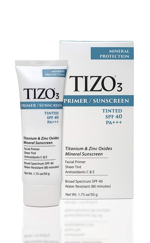 TIZO3 FACIAL PRIMER SUNSCREEN tinted with matte finish SPF 40 Seema s Laser Spa Salon